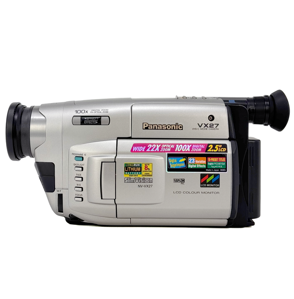 Panasonic Slim Vision NV-VX27 VHS-C PAL Camcorder – Retro Camera Shop