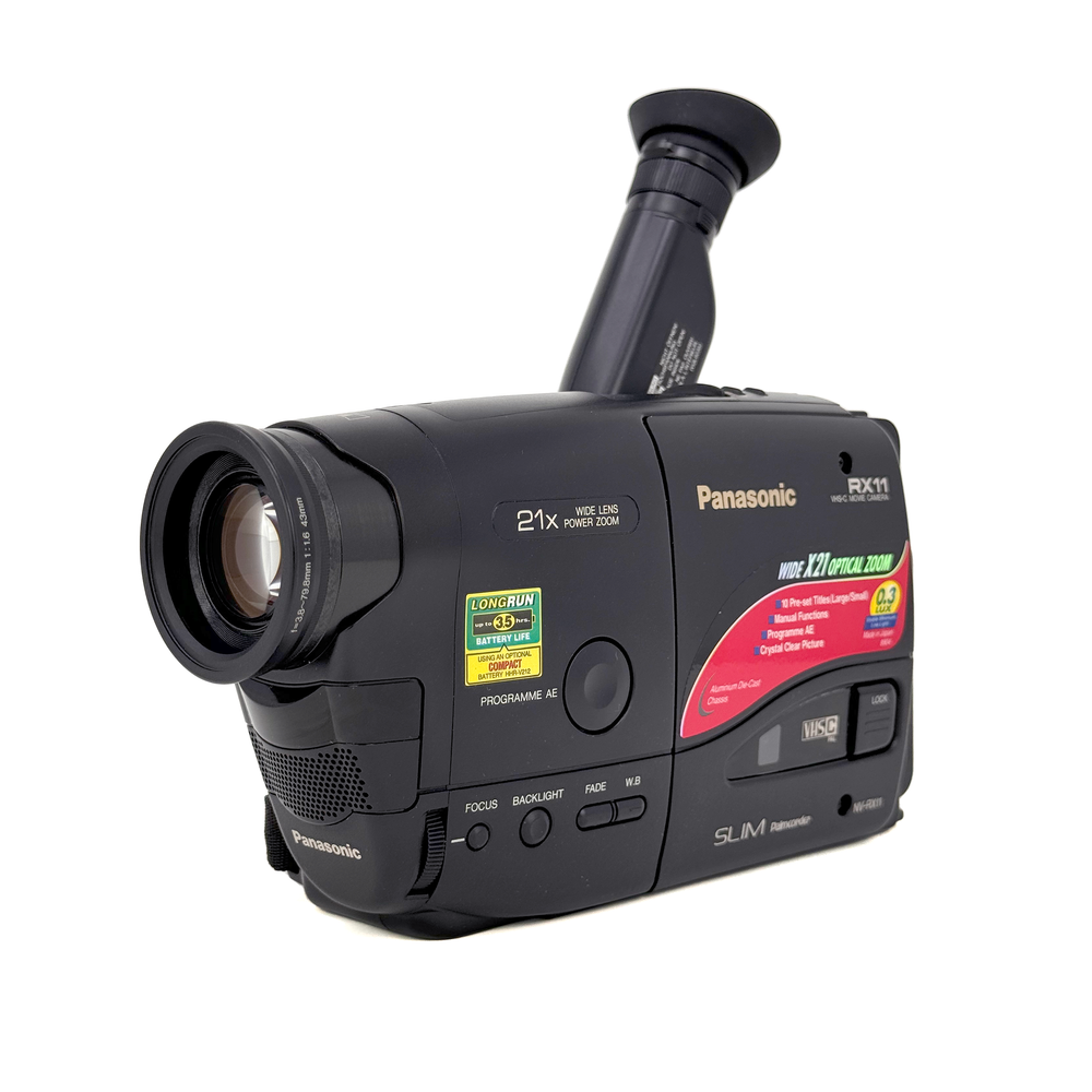 Panasonic Slim Palmcorder NV-RX11 VHS-C PAL Camcorder – Retro Camera Shop