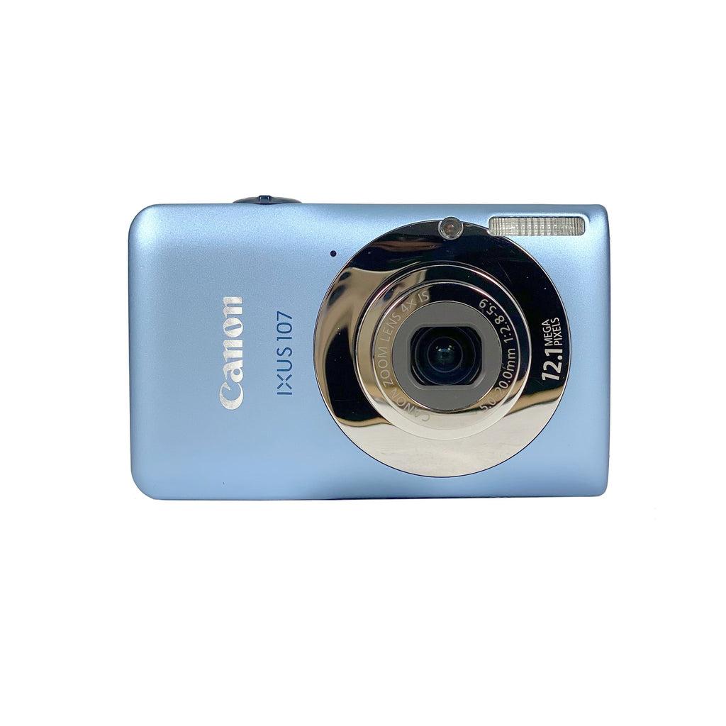 Canon IXUS 107 Digital Compact - Blue – Retro Camera Shop