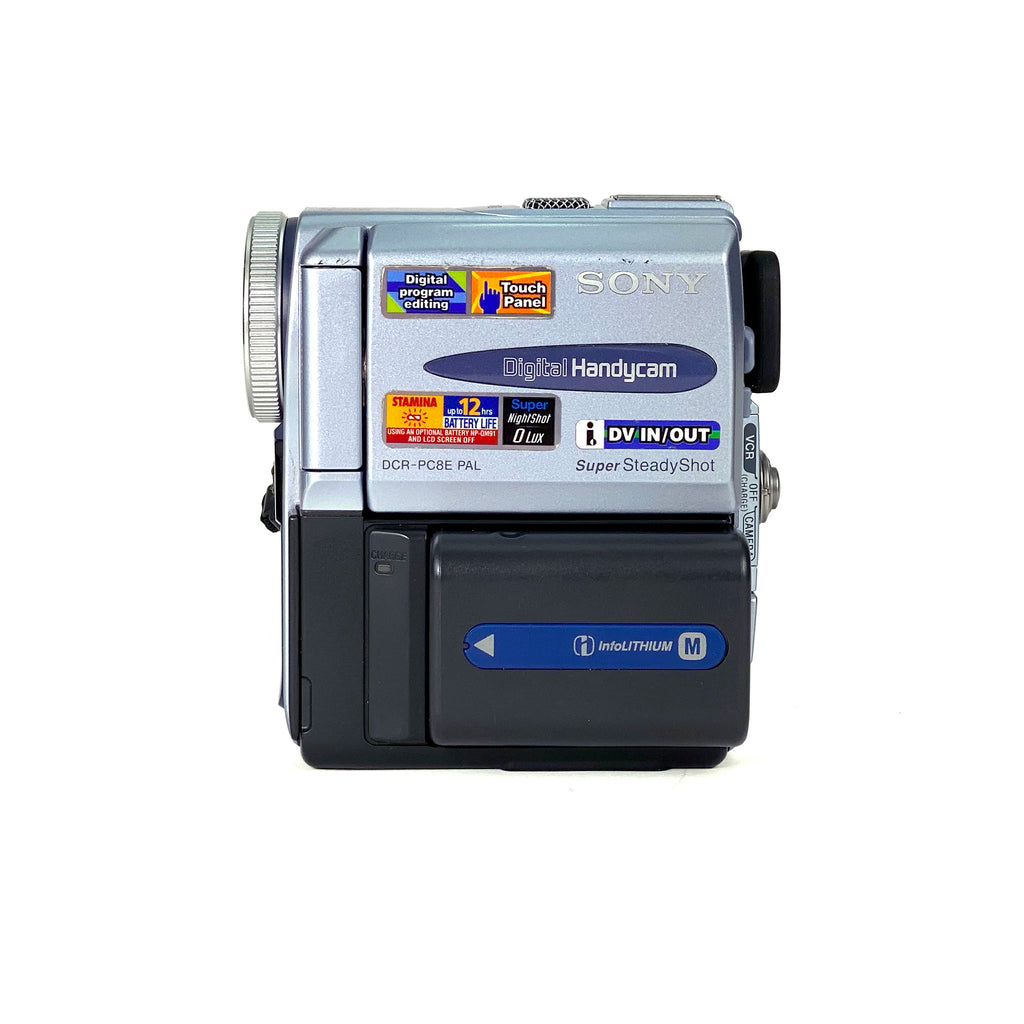 Sony Handycam DCR-PC8E PAL MiniDV Camcorder – Retro Camera Shop