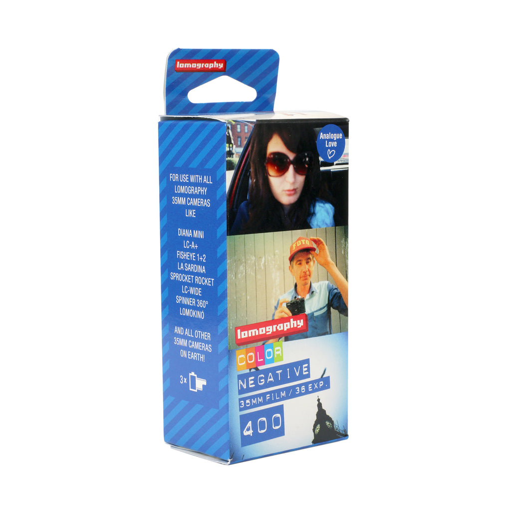 Lomography Colour Negative 400 - 36 exp 35mm Film 3 Pack – Retro Camera ...